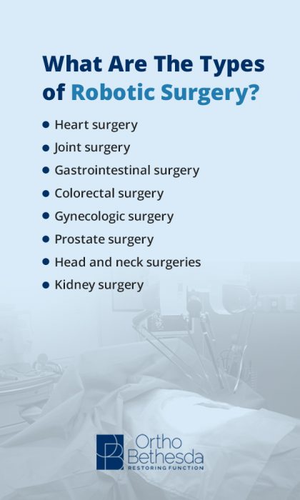 Everything to Know About Robot-Assisted Surgery | OrthoBethesda