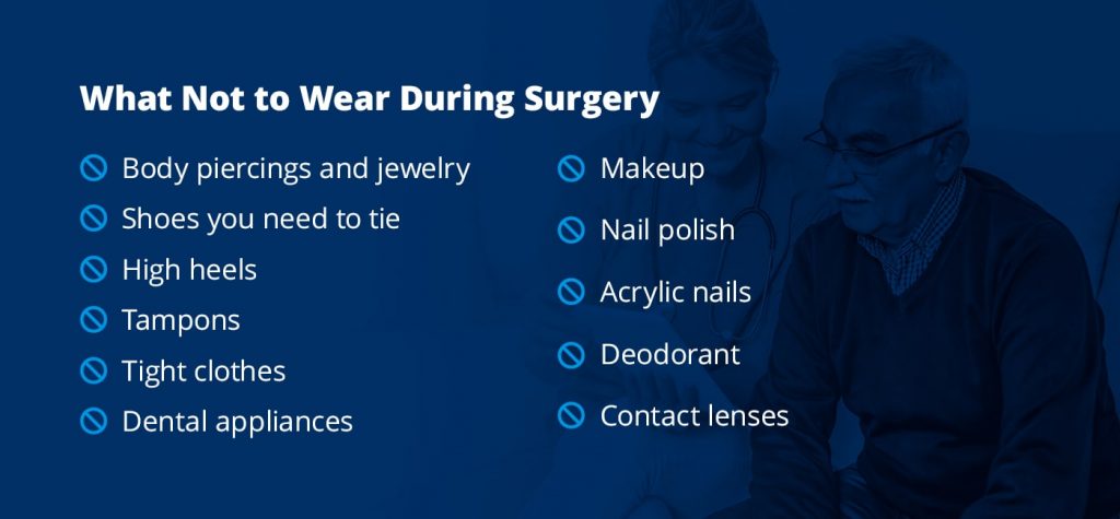What to Wear and What Not to Wear During Surgery - OrthoBethesda